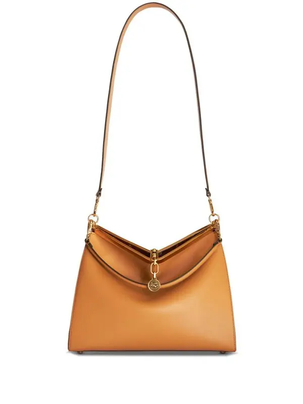 Etro Large Leather Vela Bag - Yellow