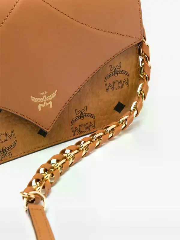 Mcm Mini Diamond Visetos Print Shoulder Bag