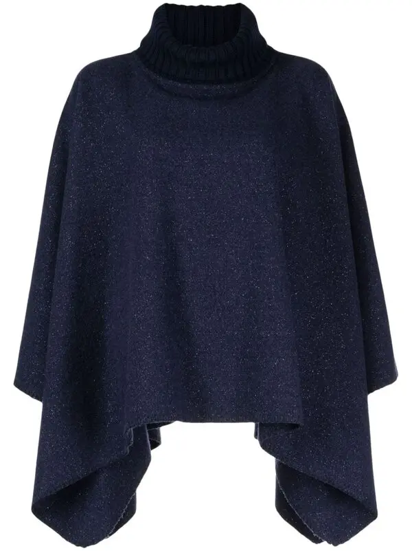 Cinzia Rocca Roll-neck Cape