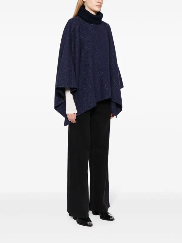 Cinzia Rocca Roll-neck Cape