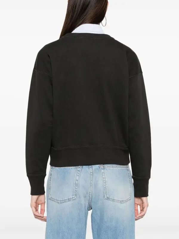 MARANT ETOILE Mobyli Flocked-logo Sweatshirt