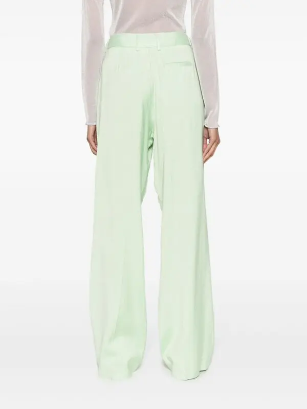 FORTE_FORTE Pleat-detail High-rise Wide-leg Pants