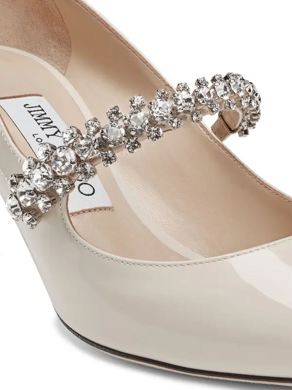 JIMMY CHOO Bing Pumps 65 Patent Leather Crystal Embellished Pumps