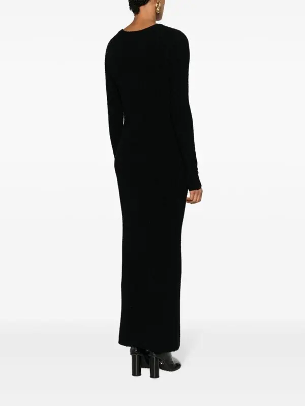 TOTEME Ribbed Wool-blend Long Dress