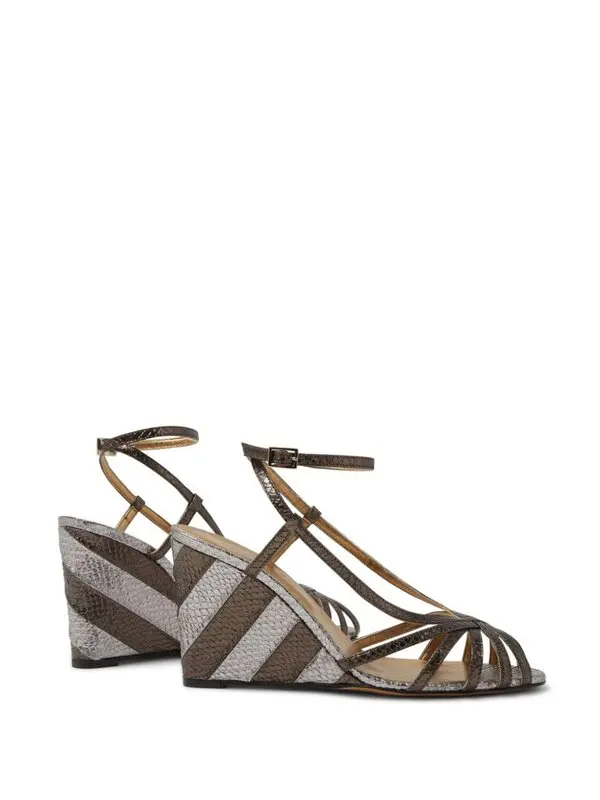 La DoubleJ The Weekend Wedge Sandals - Grey