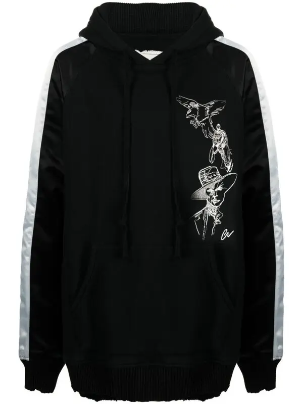 GREG LAUREN Embroidered Souvenir Hoodie