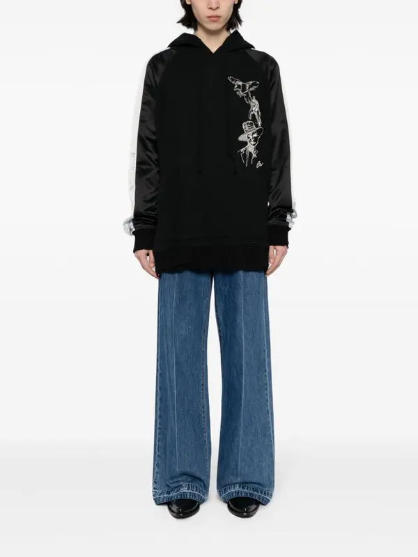 GREG LAUREN Embroidered Souvenir Hoodie