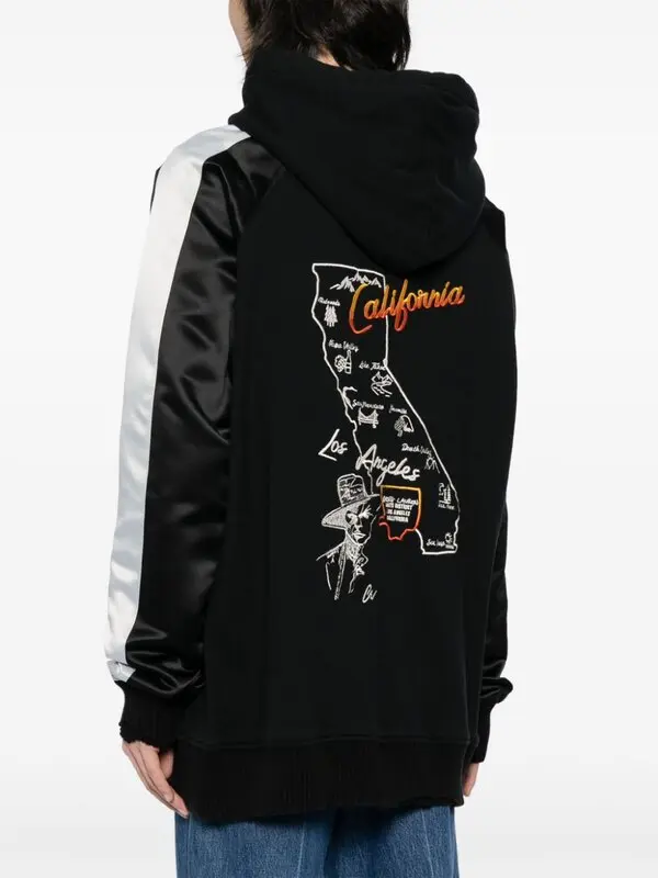 GREG LAUREN Embroidered Souvenir Hoodie