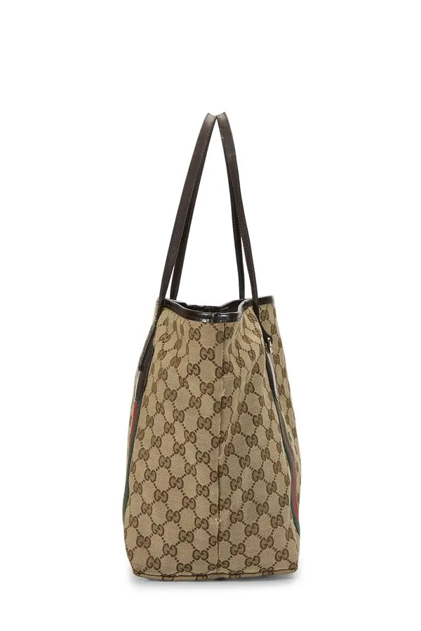 Gucci Original Gg Canvas Jolie Web Tote