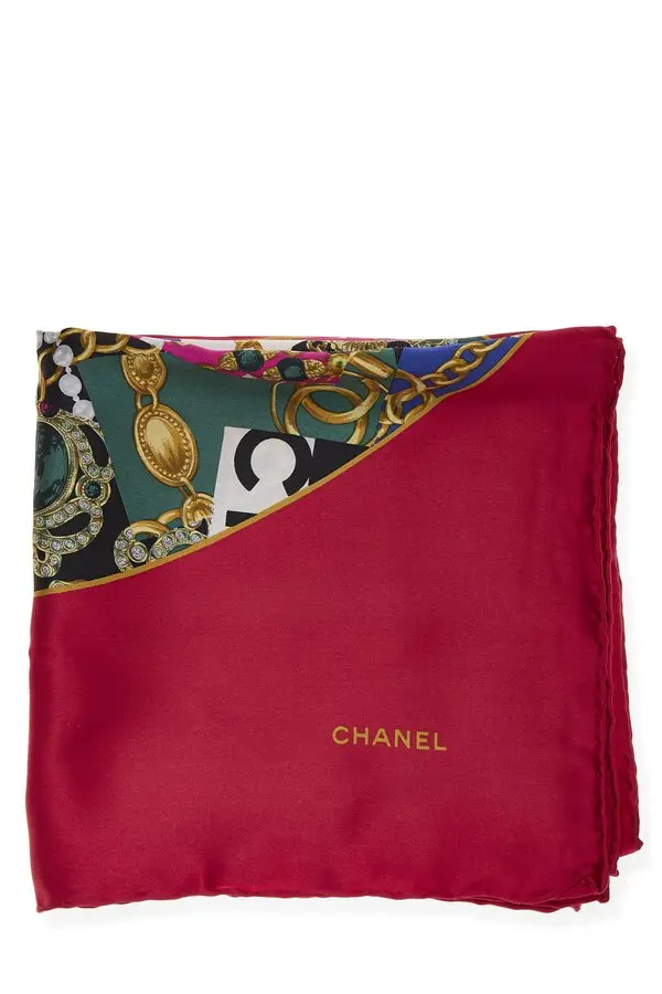Chanel Silk 'cc' Scarf