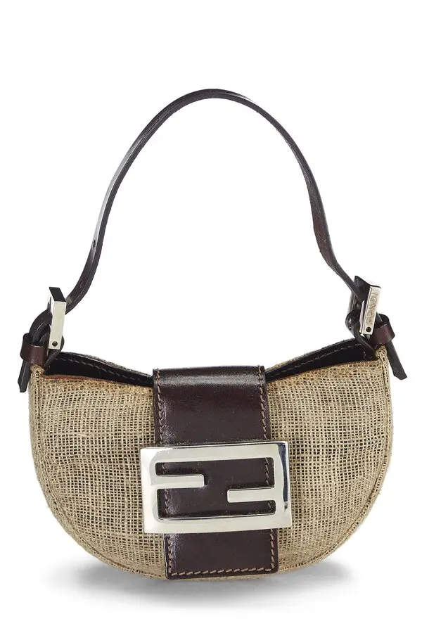 Fendi Canvas Croissant Mini