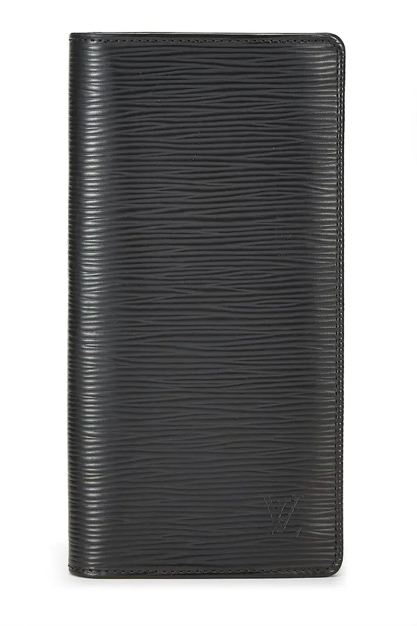LOUIS VUITTON Epi Brazza Wallet - Black