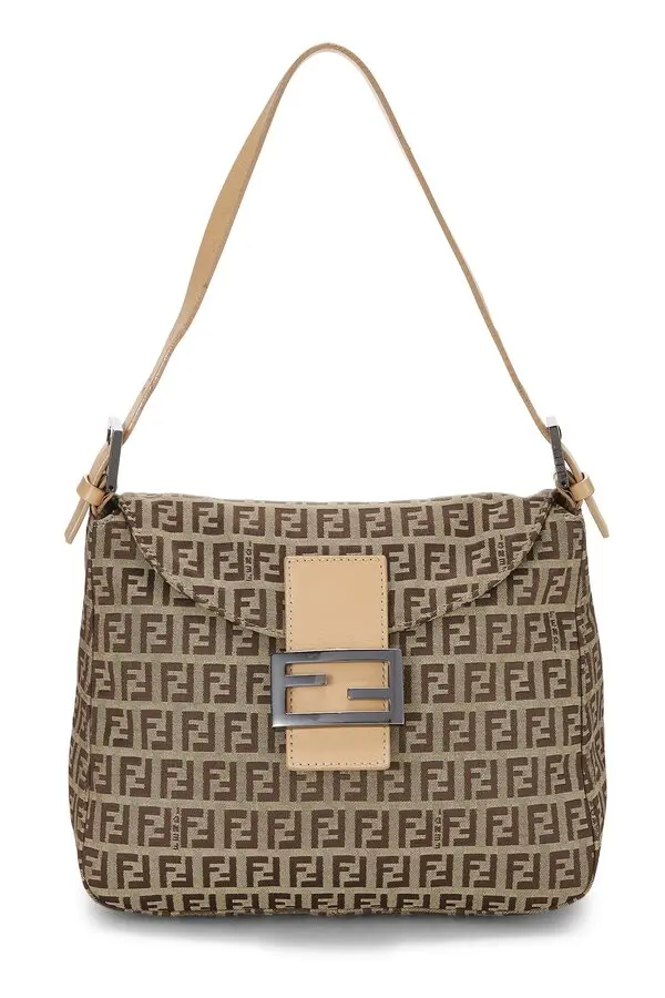 Fendi Zucchino Shoulder Bag - Pink