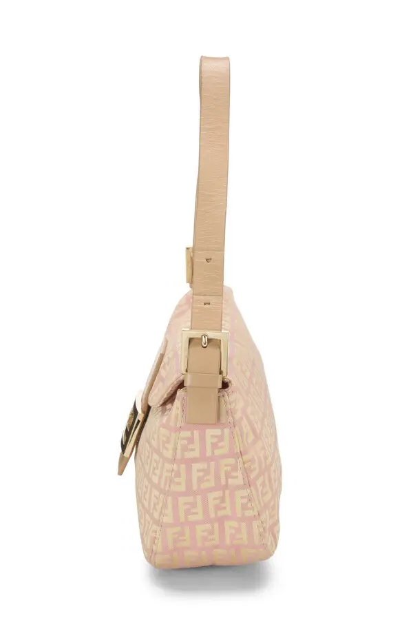 Fendi Zucchino Shoulder Bag - Pink