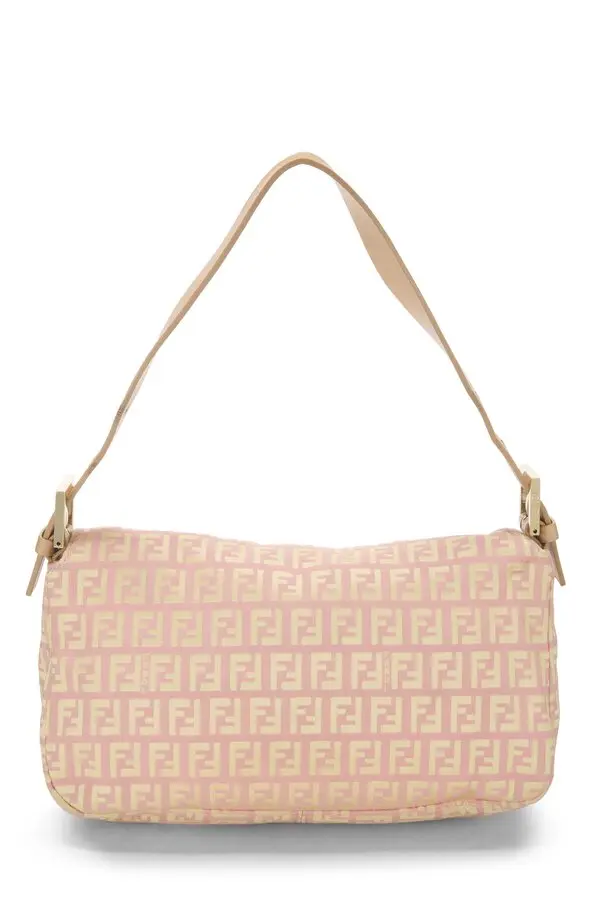 Fendi Zucchino Shoulder Bag - Pink