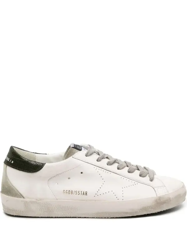 GOLDEN GOOSE Super-star Leather Sneakers - White