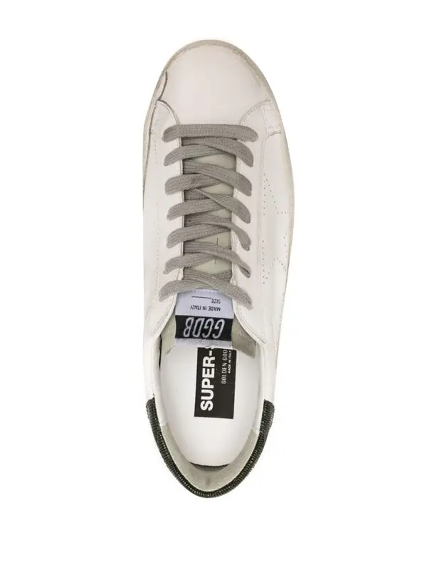 GOLDEN GOOSE Super-star Leather Sneakers - White