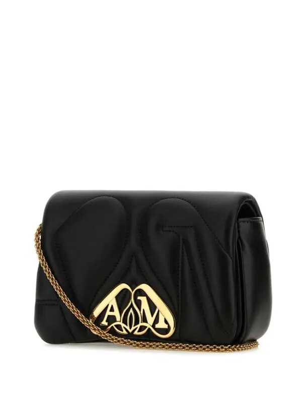Alexander McQueen The Seal Cross Body Bag - Black