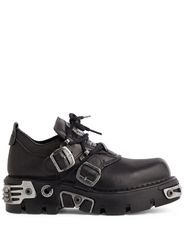 Rabanne Leather Derby Shoes