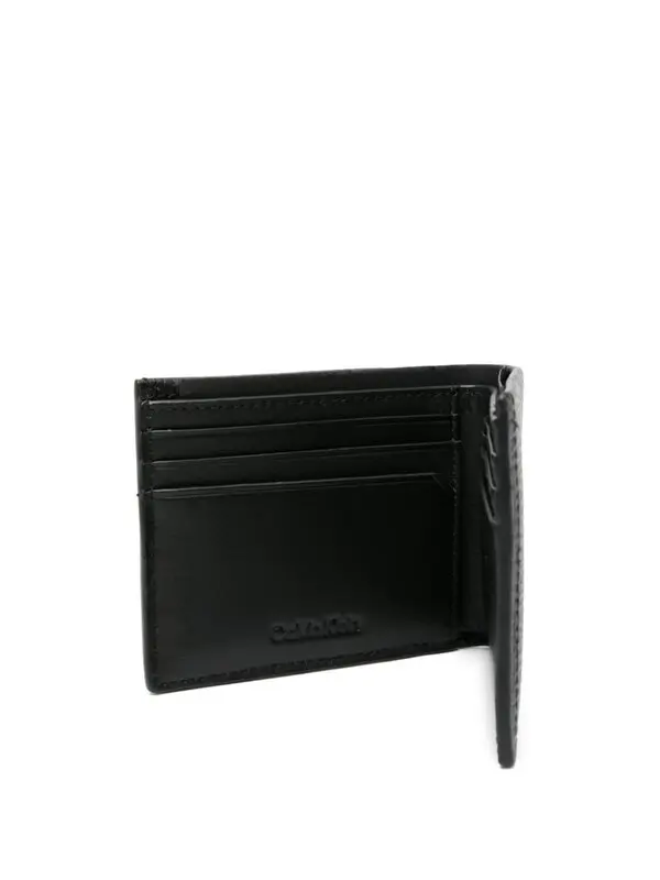 Calvin Klein Logo-plaque Bi-fold Leather Wallet