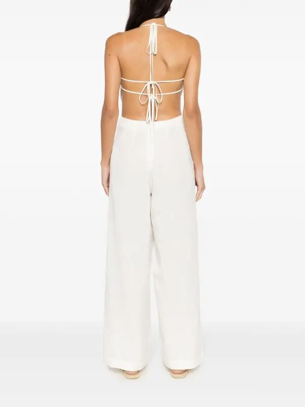 OSKLEN Sleeveless Cotton Jumpsuit