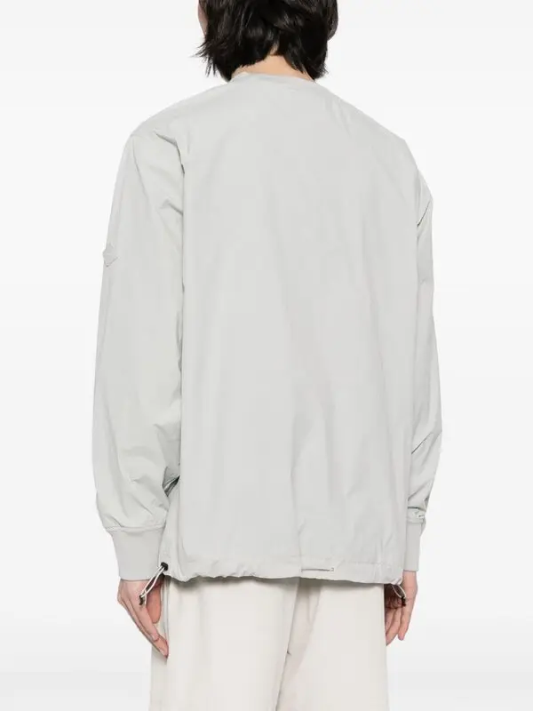 SPOONYARD Zip-pocket Crew-neck Sweatshirt - Grey