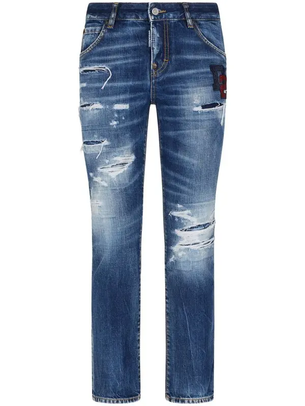 Dsquared2 Boston Cropped Jeans