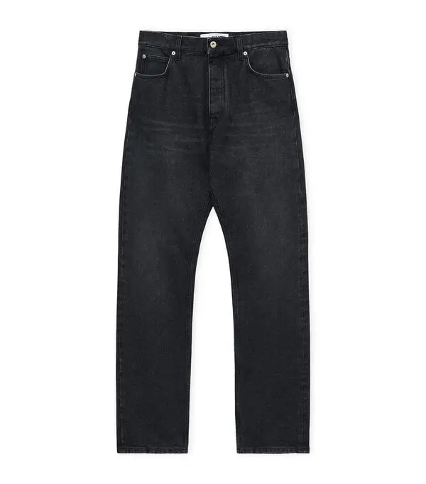 Loewe Mid-rise Straight Leg Jeans - Black