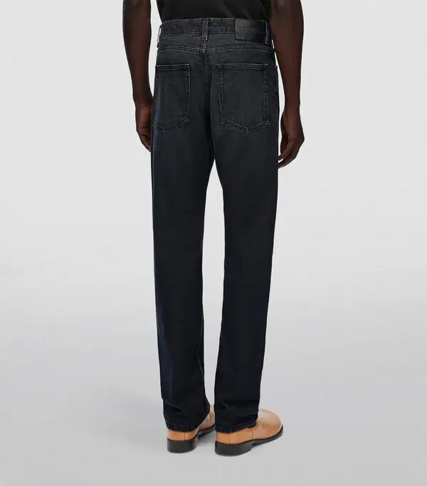 Loewe Mid-rise Straight Leg Jeans - Black