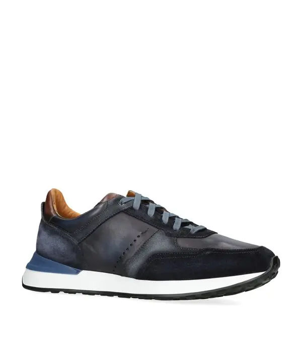Magnanni Xl Grafton 3 Runner Sneakers - Navy
