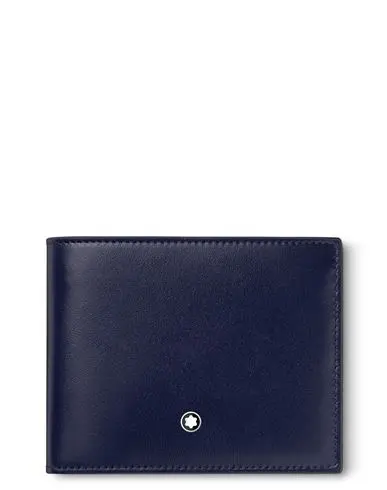 Montblanc Wallet Leather - Navy