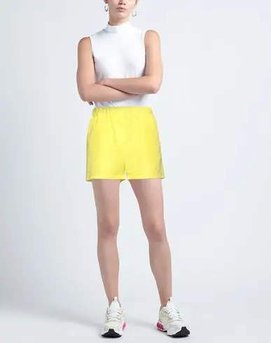 MSGM High Waisted Shorts - Yellow