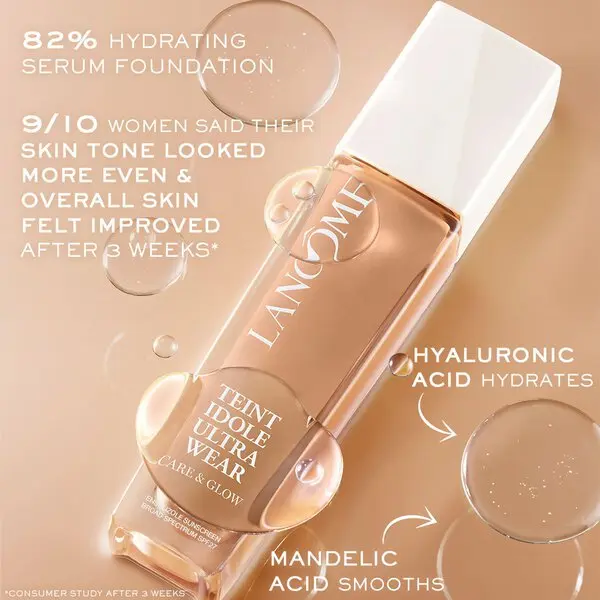 LANCOME Teint Idôle Ultra Wear Care & Glow Serum Foundation - 110c