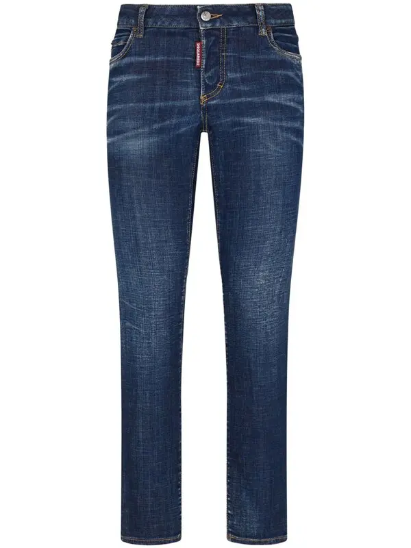 Dsquared2 Low-rise Slim-cut Jeans - Blue