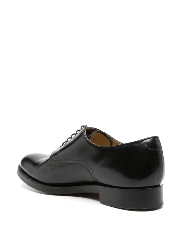FURSAC Brushed Leather Derby Shoes - Black