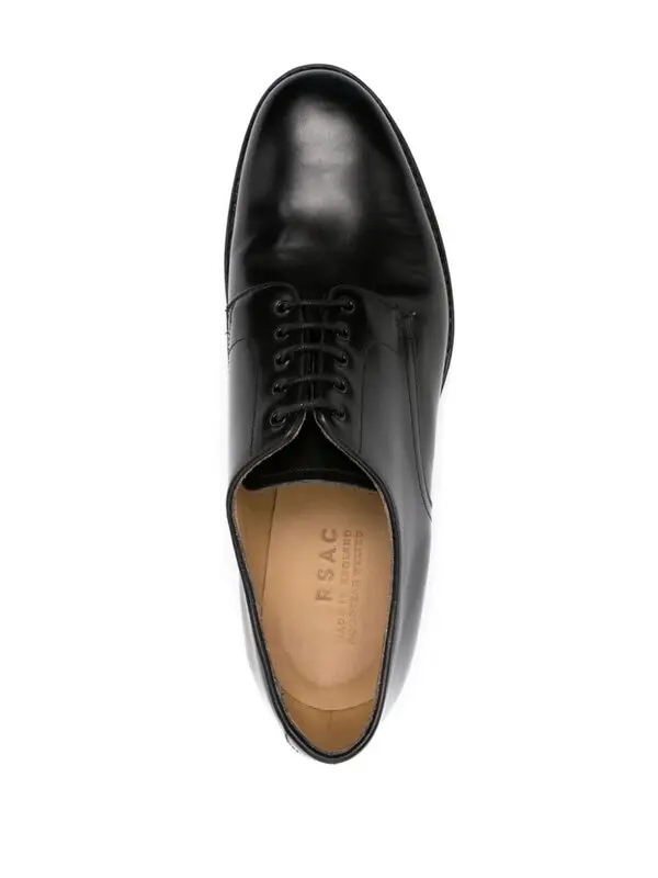FURSAC Brushed Leather Derby Shoes - Black