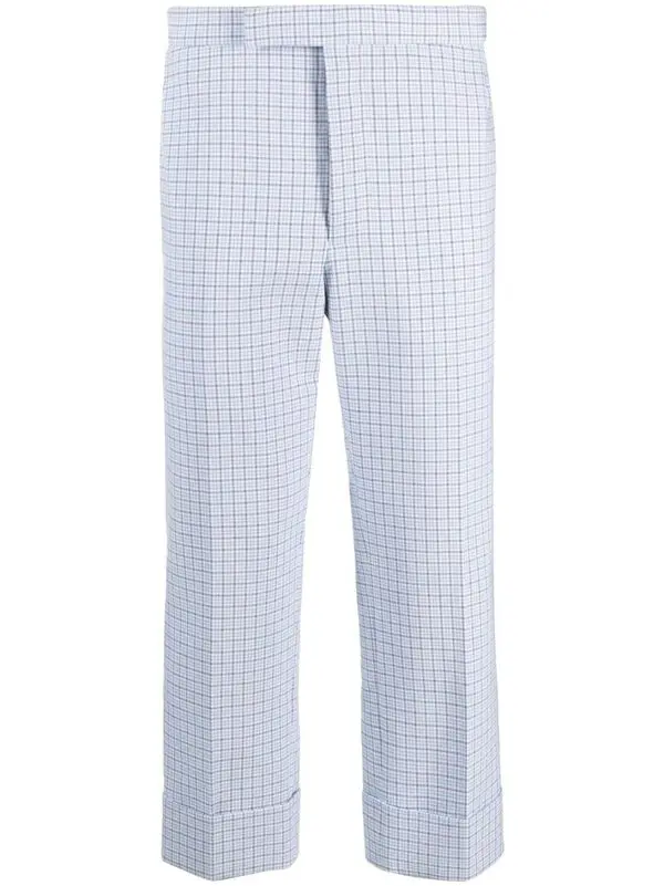 Thom Browne Checked Tailored Trousers