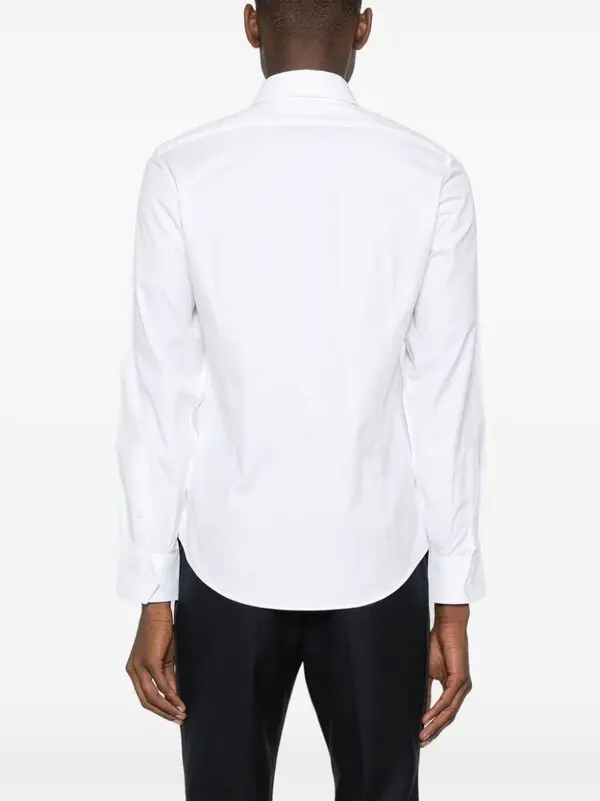 FURSAC Straight-point Collar Cotton Shirt