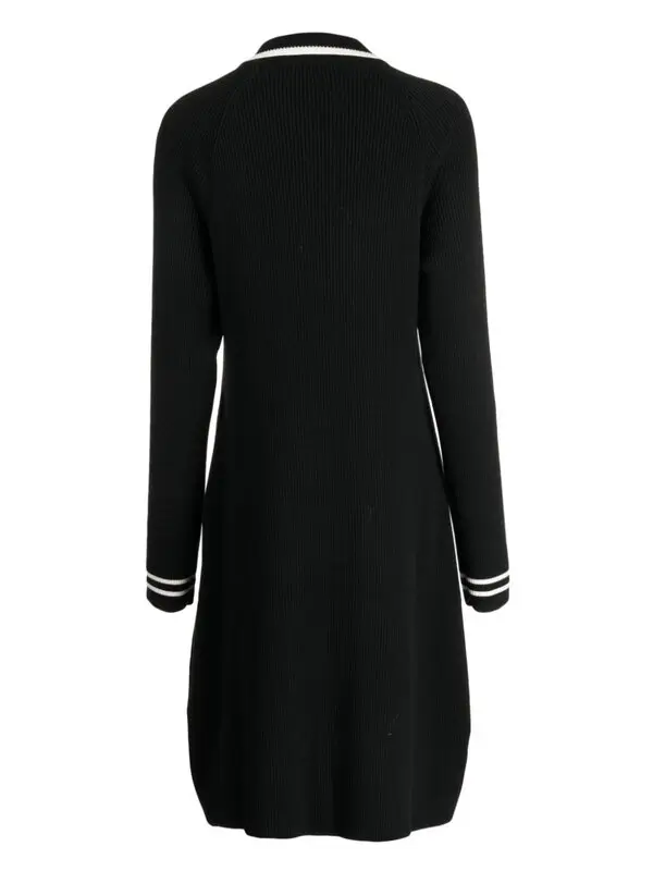 TOUT A COUP Stripe-trim Polo Dress