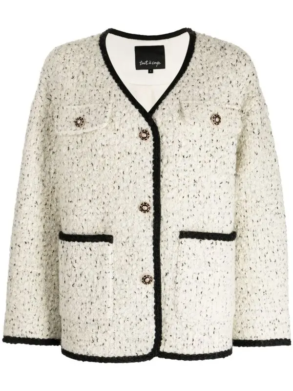 TOUT A COUP Wool Tweed Jacket