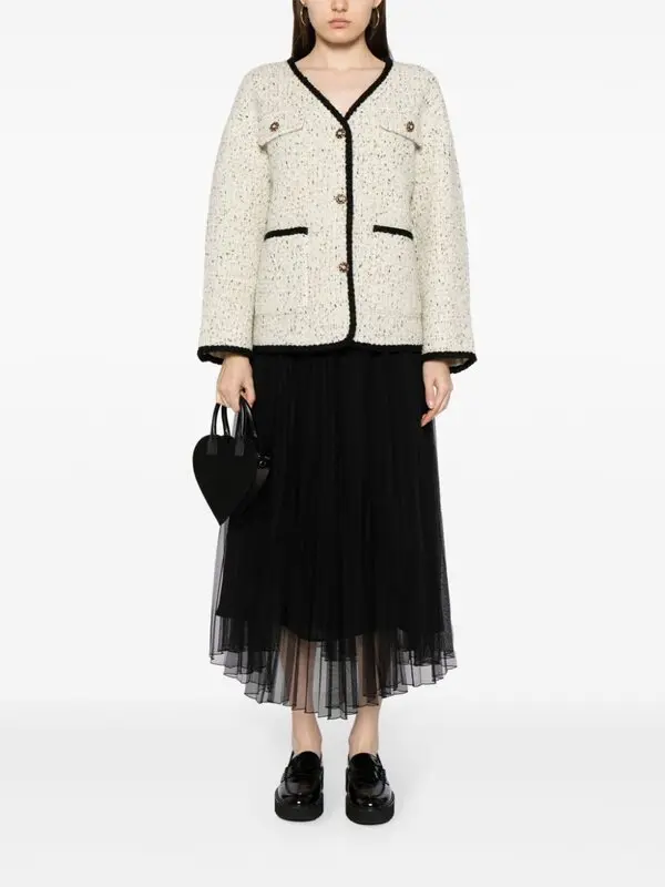 TOUT A COUP Wool Tweed Jacket