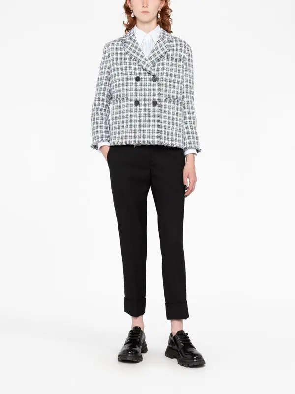 Thom Browne Double-breasted Tweed Jacket