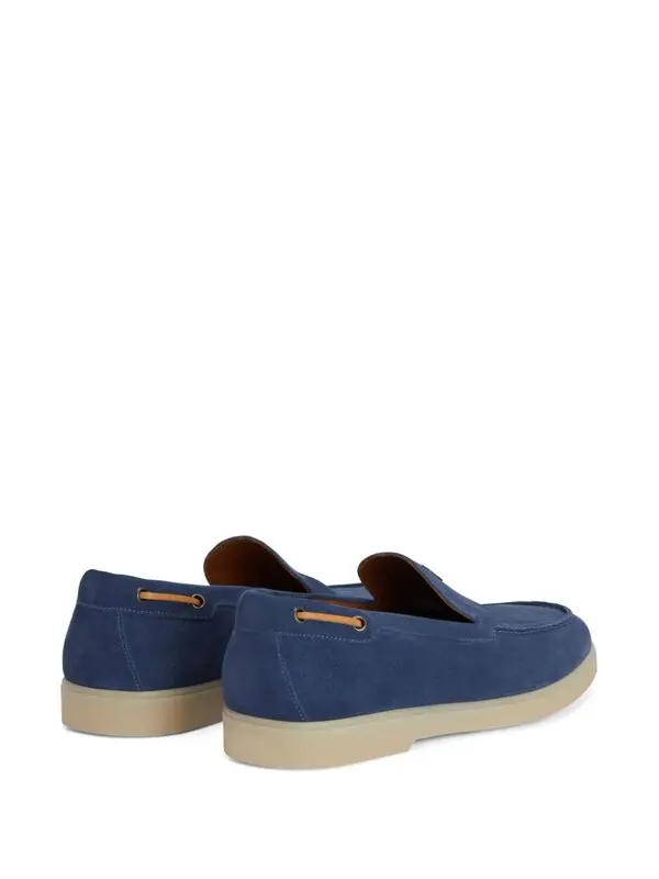 GIUSEPPE ZANOTTI The Maui Suede Loafers - Blue