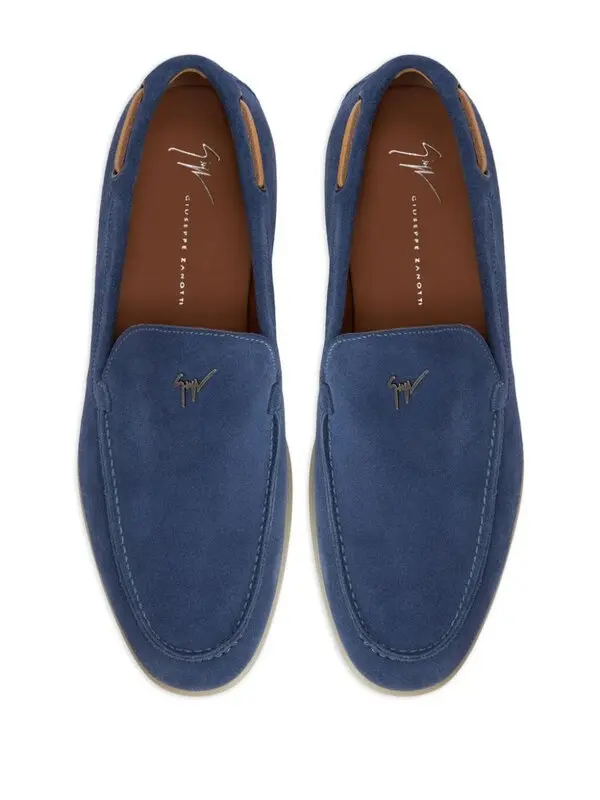 GIUSEPPE ZANOTTI The Maui Suede Loafers - Blue