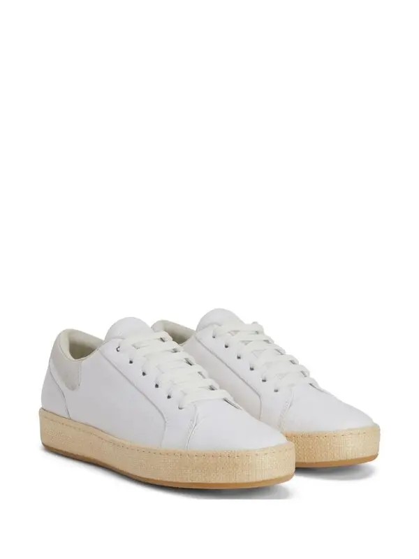 GIUSEPPE ZANOTTI Gz-city Lace-up Low-top Sneakers - White