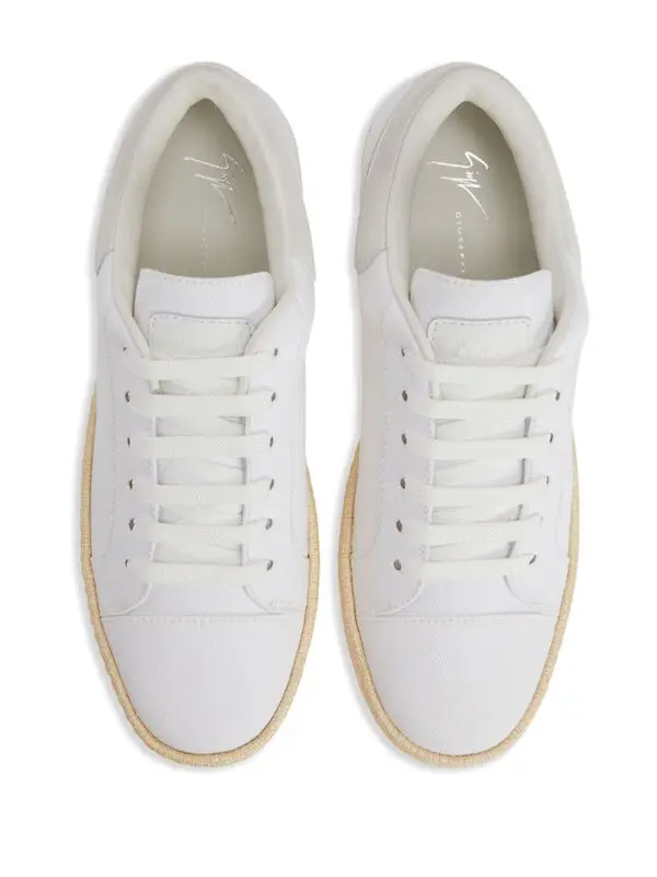 GIUSEPPE ZANOTTI Gz-city Lace-up Low-top Sneakers - White