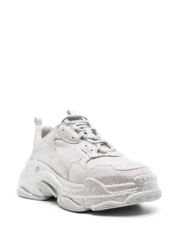 Balenciaga Triple S Sneakers - Silver
