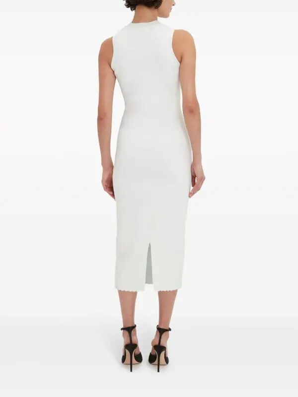 Victoria Beckham Fitted Midi Dress With Cut-out Detailing