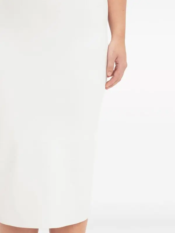 Victoria Beckham Fitted Midi Dress With Cut-out Detailing