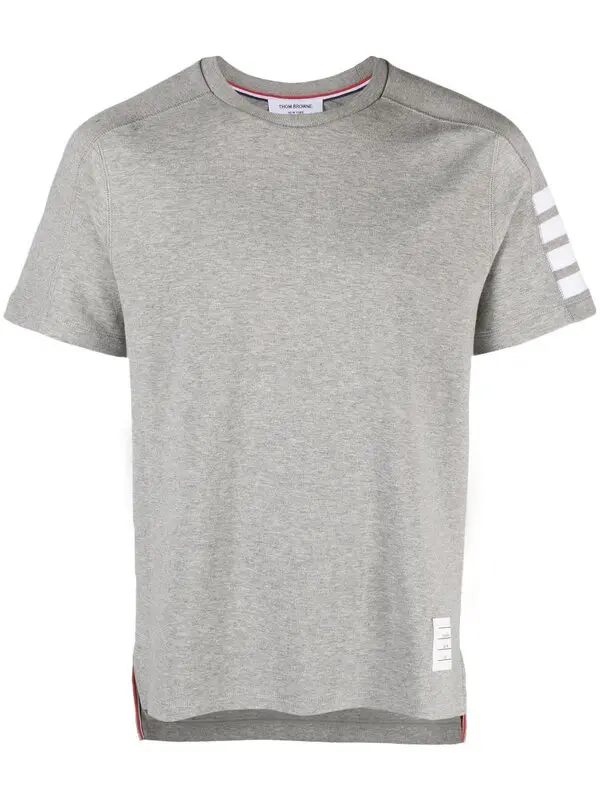 Thom Browne 4-bar Short-sleeve T-shirt - Grey